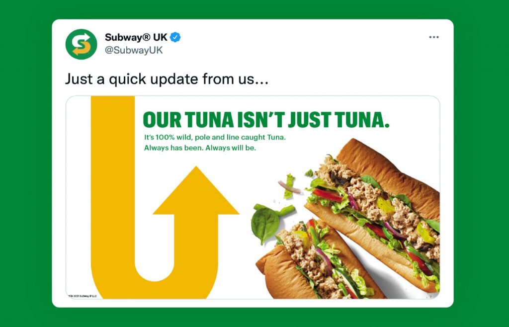 Subway: 100% Tuna - Publicis Groupe